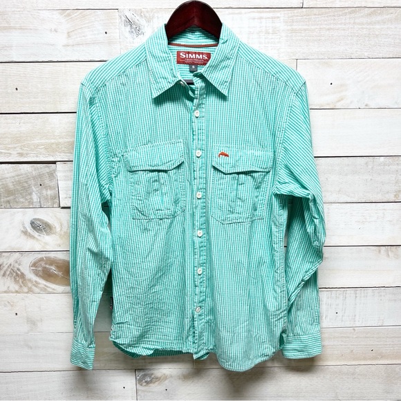 Simms | Shirts | Simms Shirt Mens Small Transit Long Sleeve Island ...